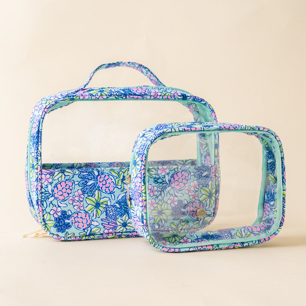 Coastal Cove Clearly Chic Cosmetic Bag Set – The Darling Effect