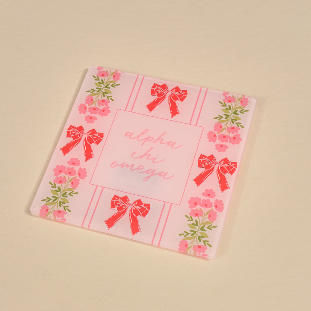 Alpha Chi Omega Acrylic Coaster – The Darling Effect
