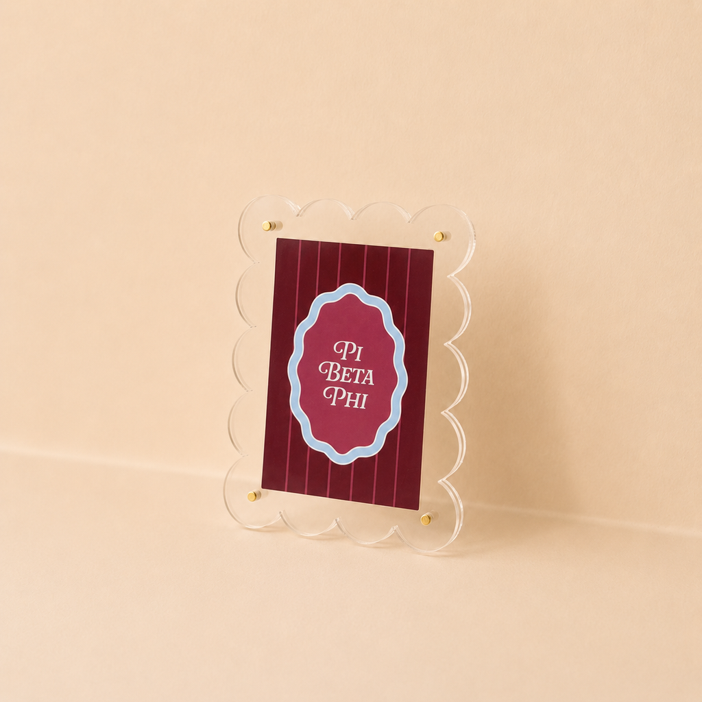 Pi Beta Phi Mini Acrylic Picture Frame Magnet – The Darling Effect