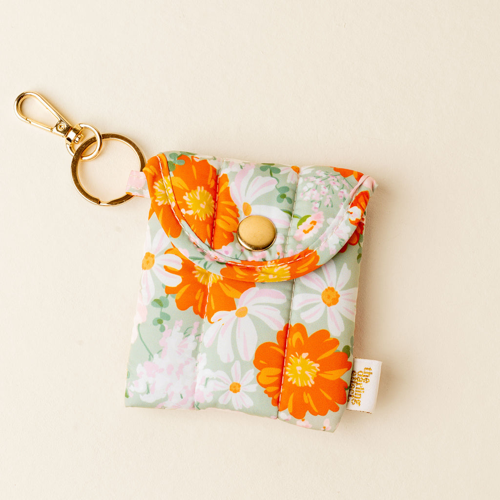 Bouquet Beauty Sage Puffy Earbud Case Keychain – The Darling Effect
