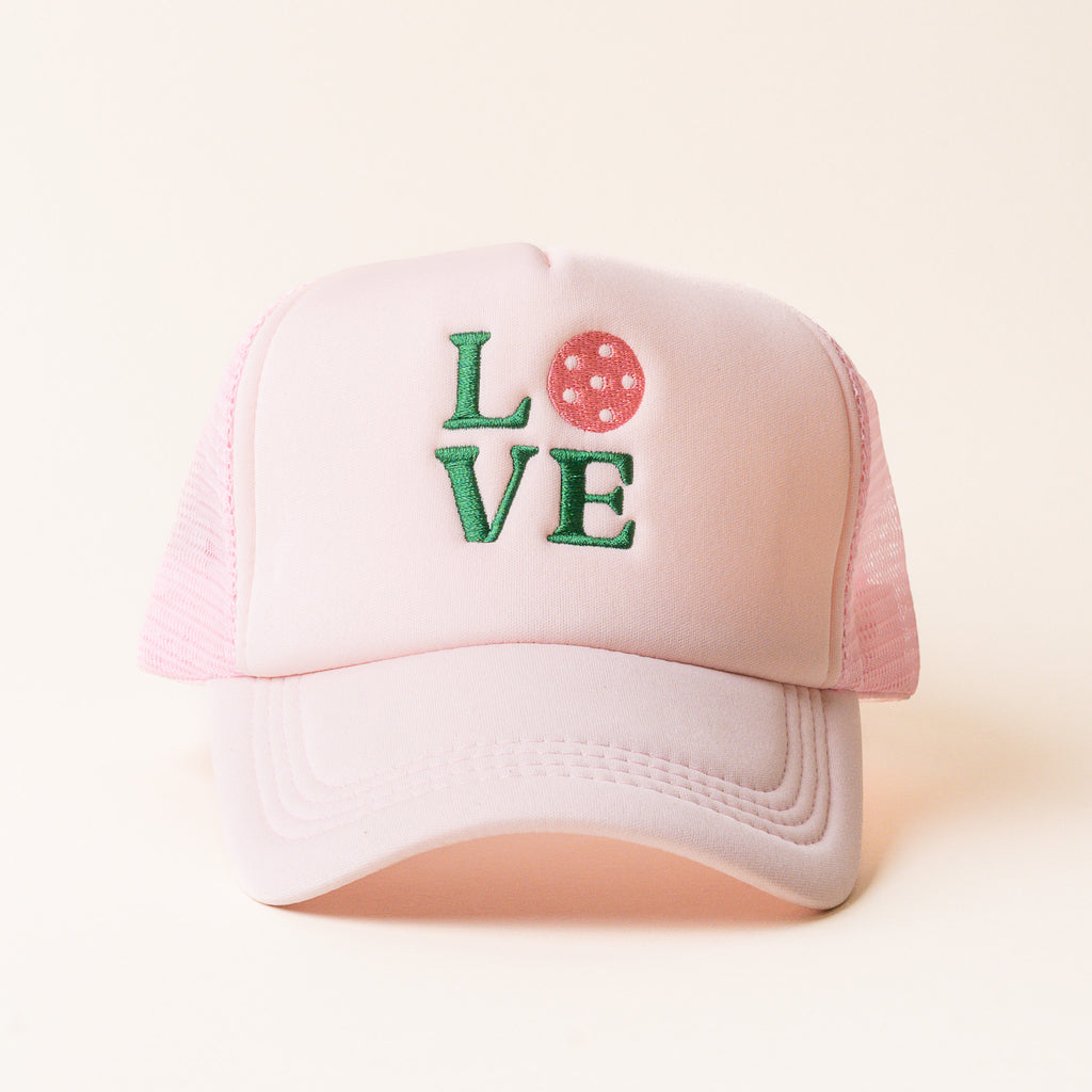 LOVE Pickleball Trucker Hat – The Darling Effect