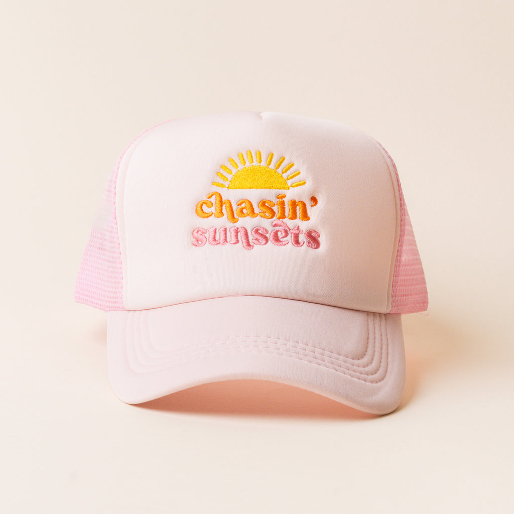 Chasin' Sunsets Trucker Hat – The Darling Effect