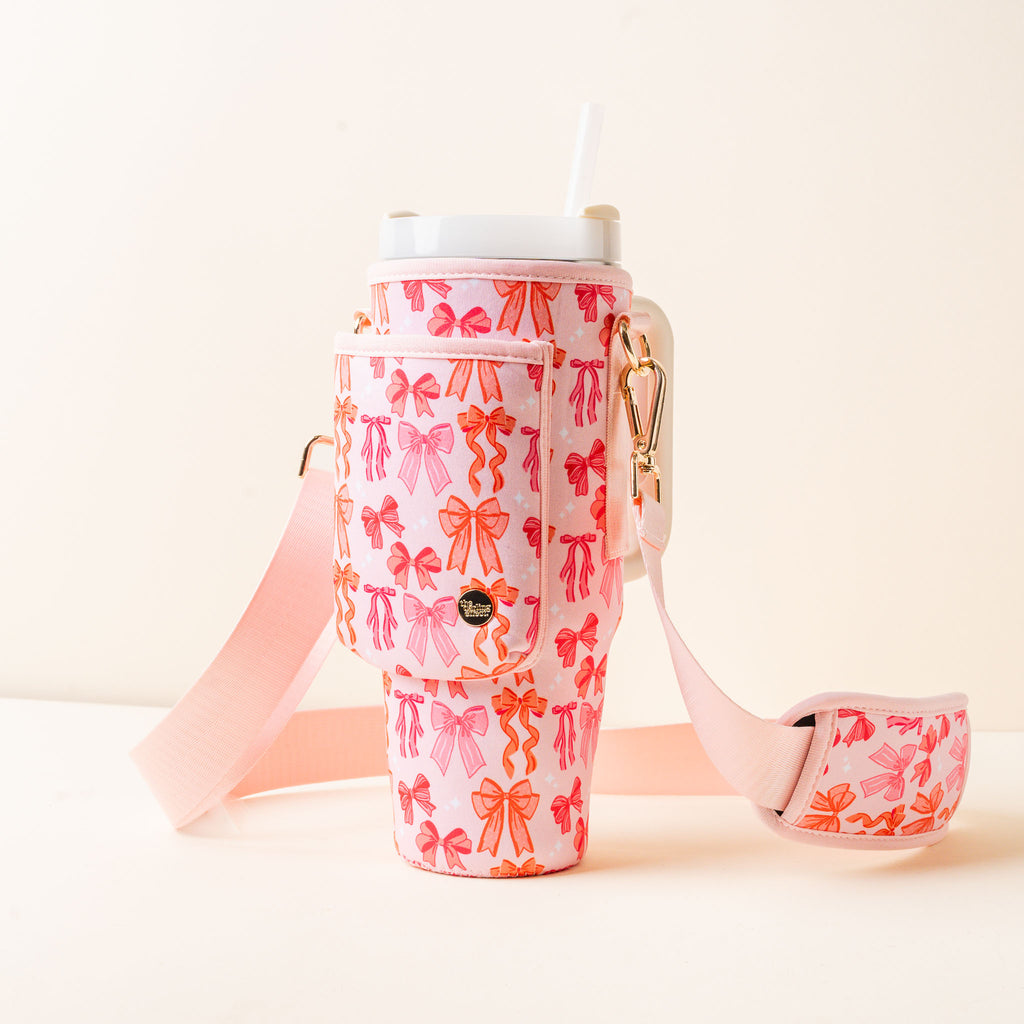 Blushing Bows Tumbler Sling – The Darling Effect