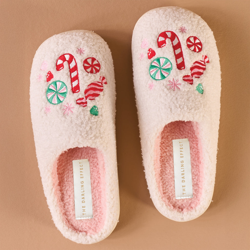 Sugar Rush Fuzzy Slippers – The Darling Effect
