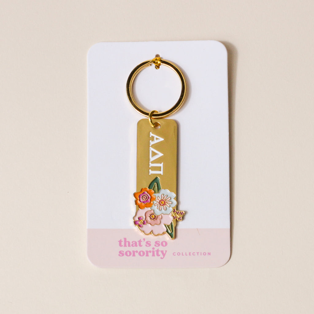 Alpha Delta Pi Enamel Keychain – The Darling Effect