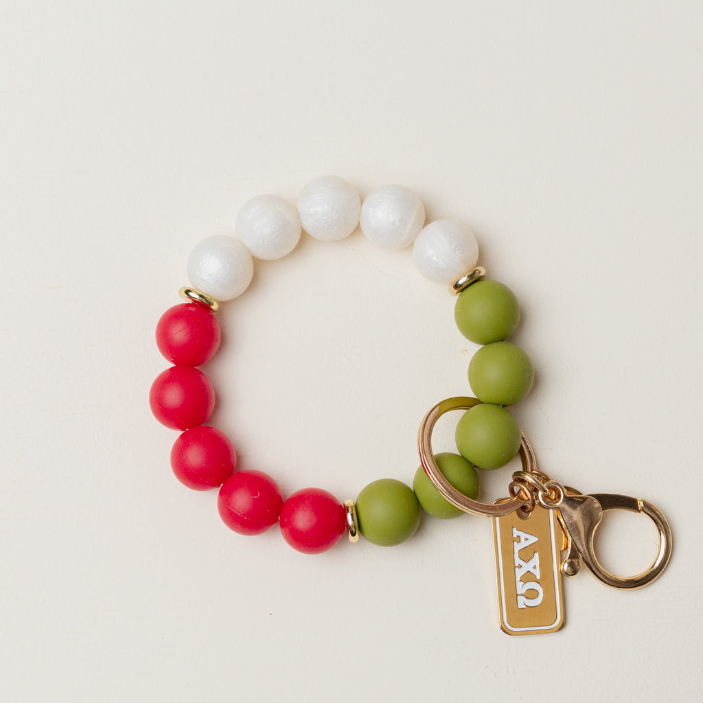 Alpha Chi Omega Hands-Free Keychain Wristlet – The Darling Effect