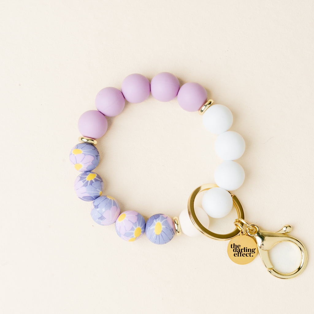 Lilac Bloom Hands-Free Keychain Wristlet – The Darling Effect
