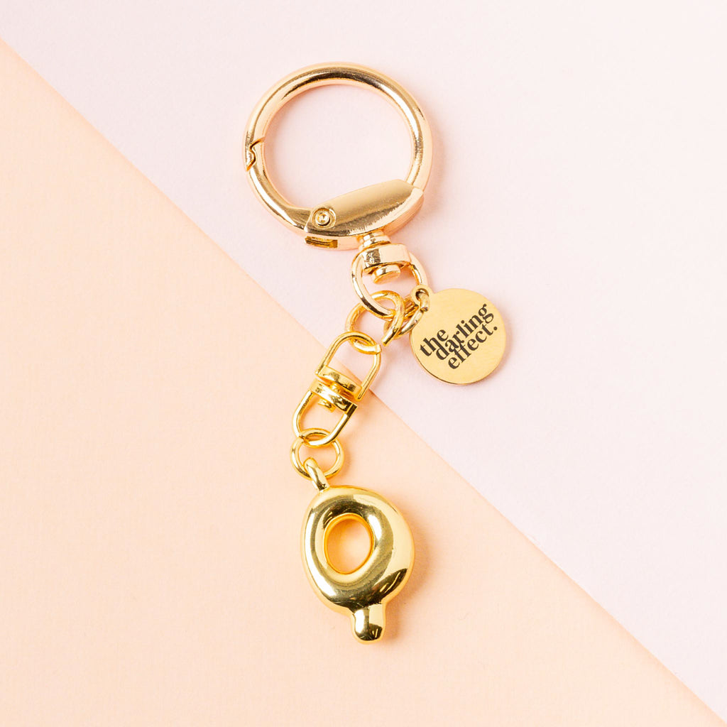 Q Bubble Letter Keychain Bag Charm – The Darling Effect
