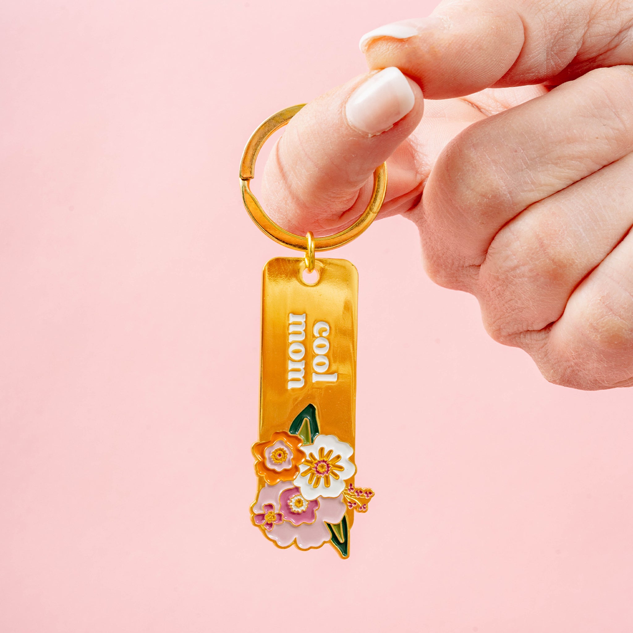 Enamel Floral Keychain – The Darling Effect